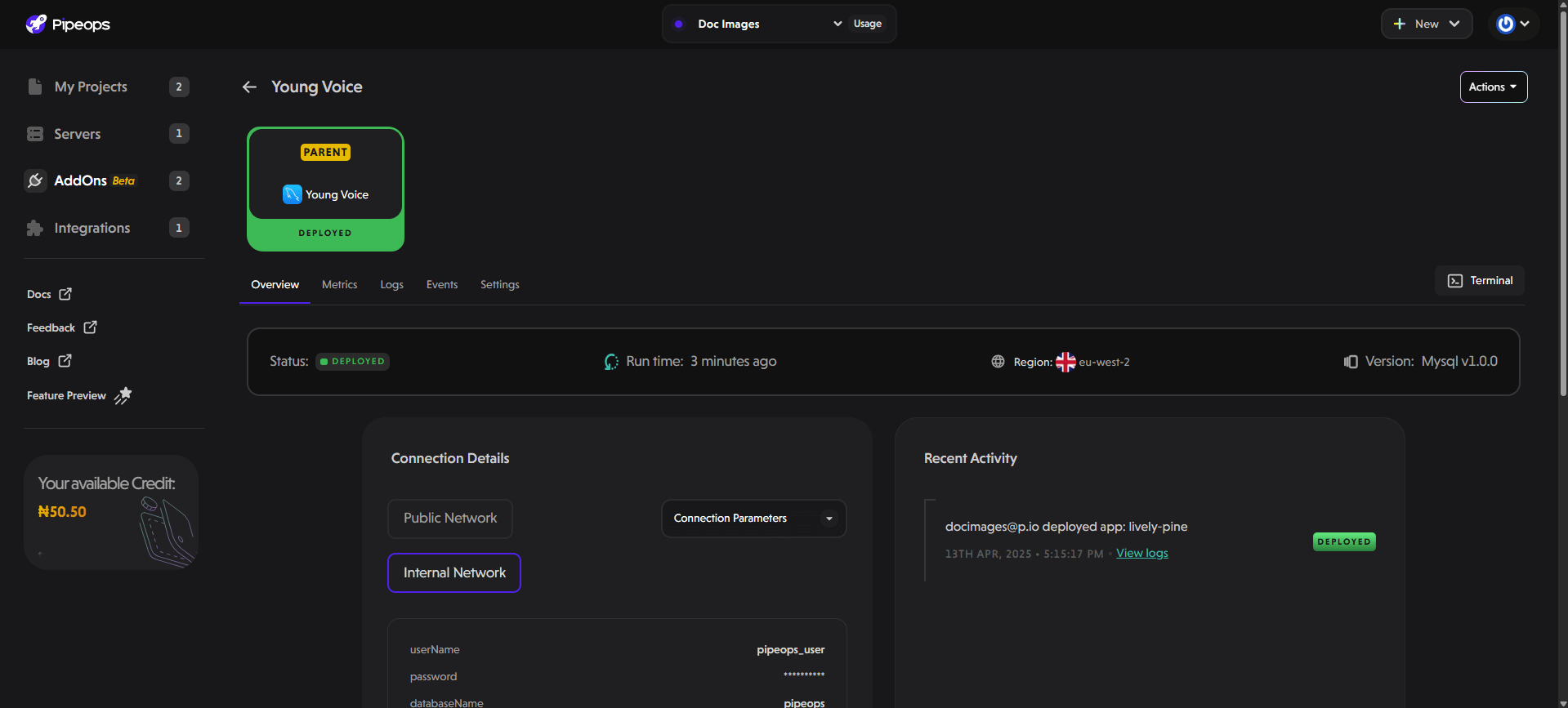 Add-on Overview | PipeOps Docs